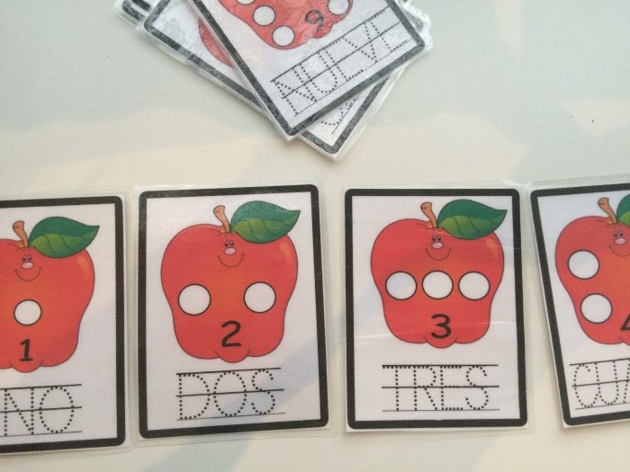 Aprendiendo a contar con manzanas - Educadiver